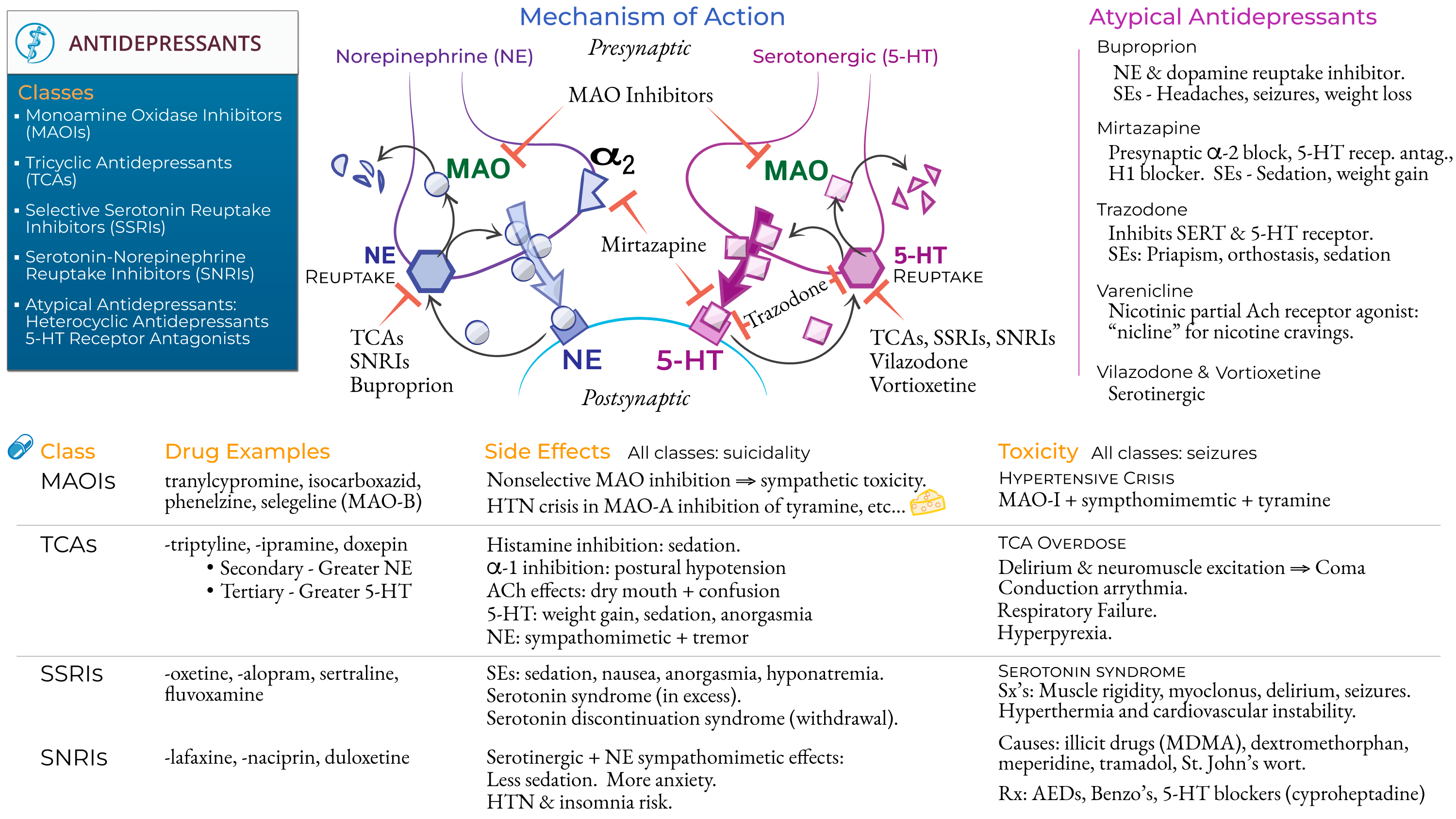 Clinical Pharmacology: Antidepressants | ditki medical & biological sciences